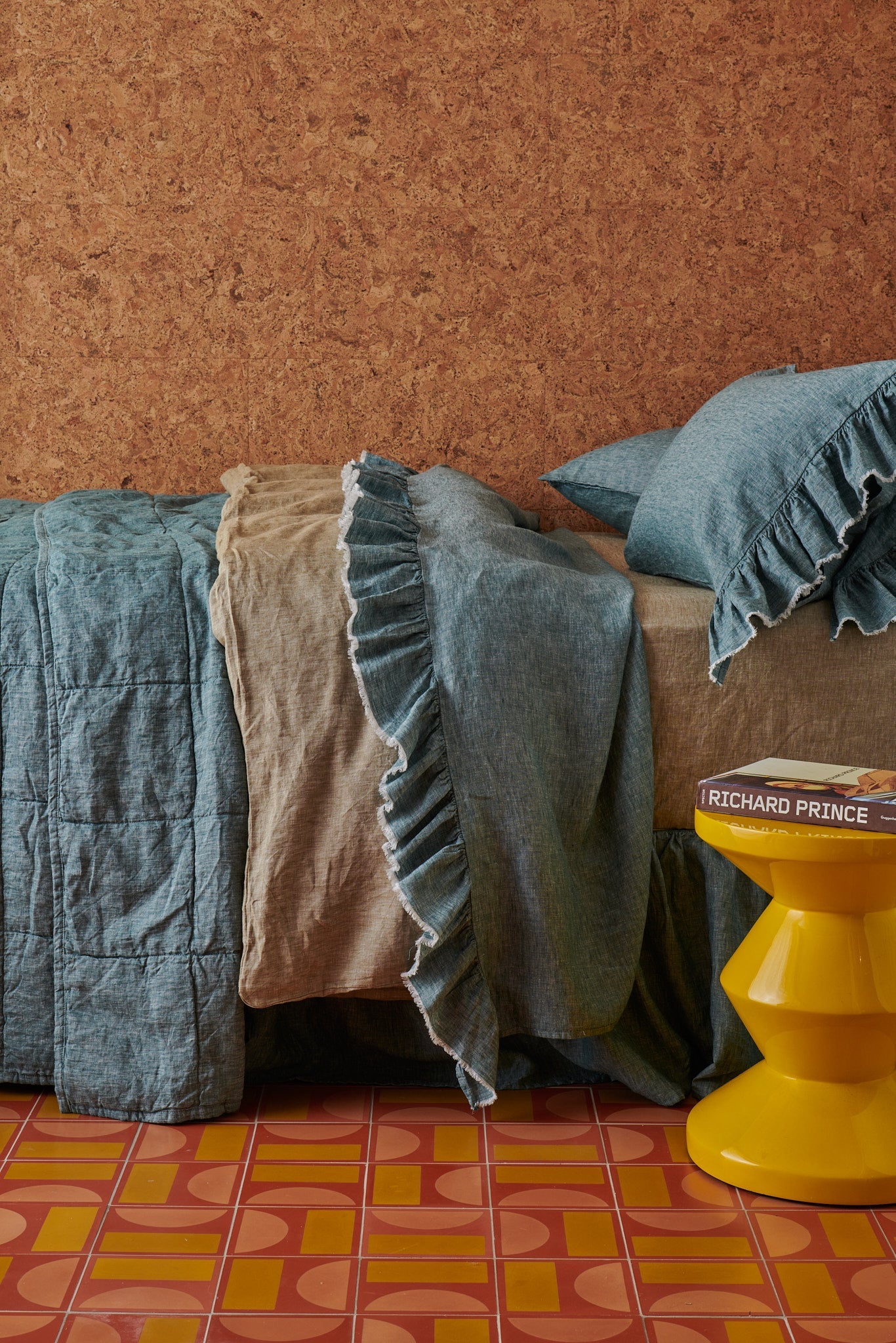Spruce Ruffle Flat Sheet – Society of Wanderers