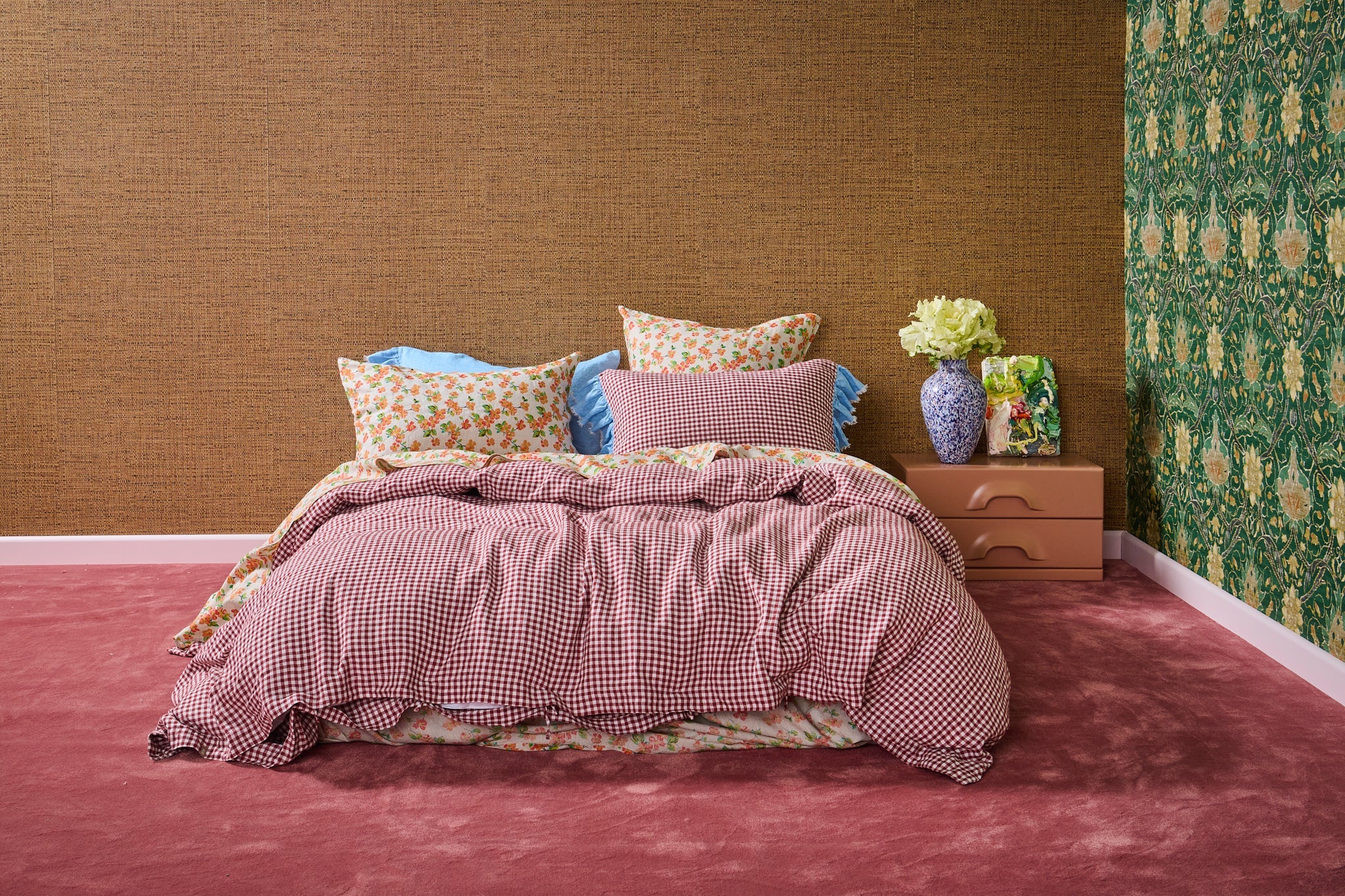 Mulberry Gingham Duvet Cover – Society of Wanderers